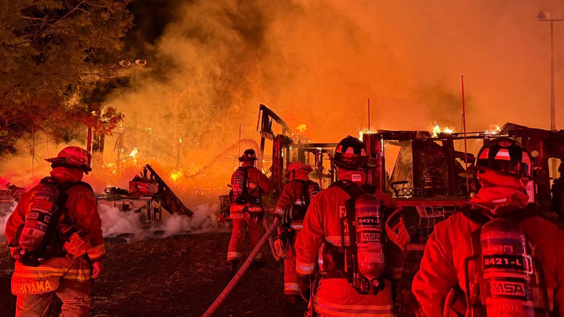 Krop's Crop catches fire in Fairfax County | wusa9.com