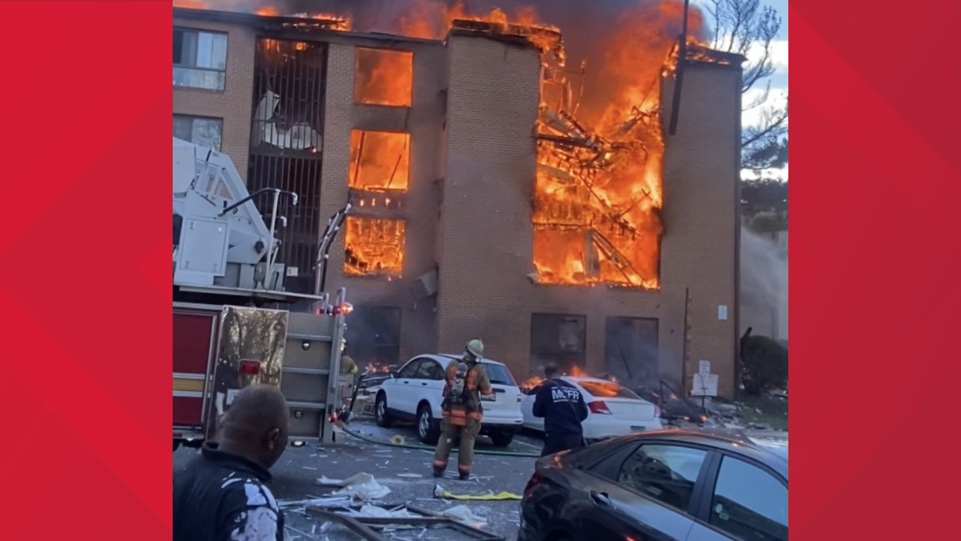 Silver Spring apartment fire an explosion; Friendly Garden | wusa9.com