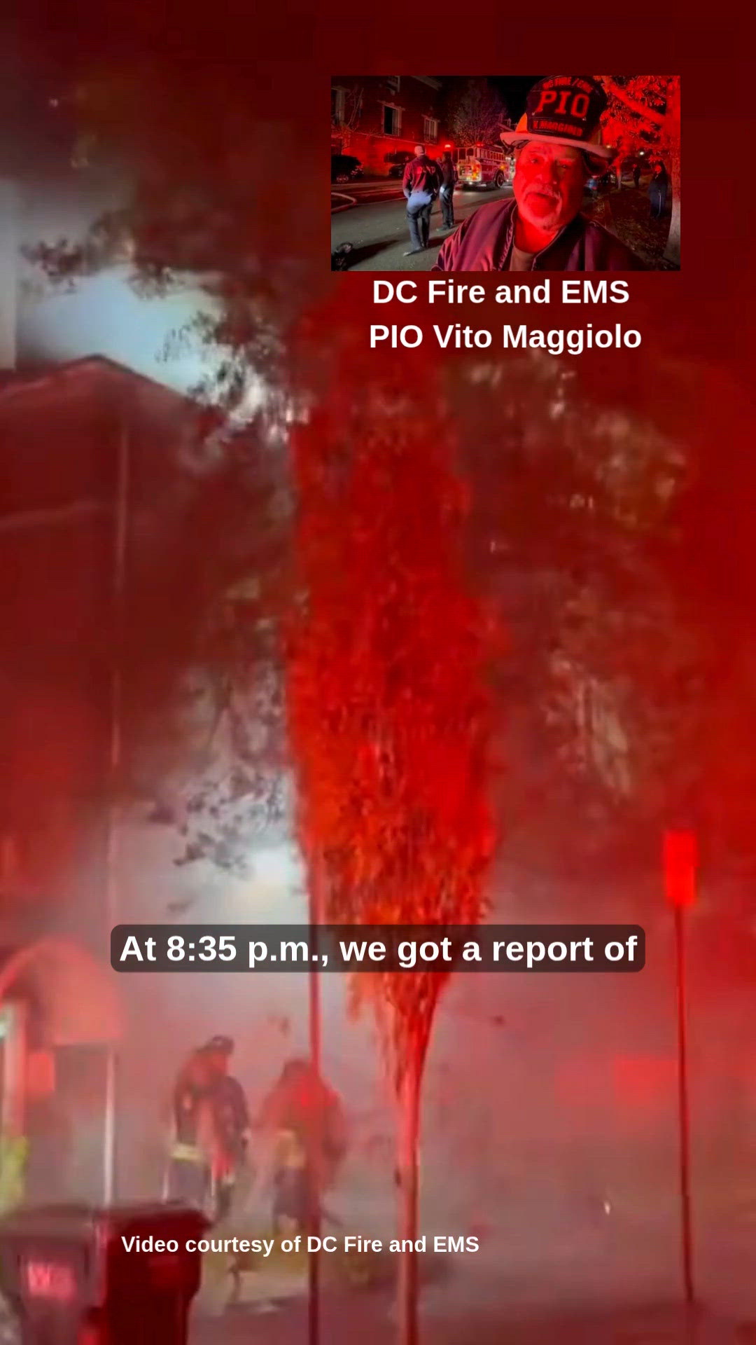 Crews fight fire at Laos embassy residence in DC | wusa9.com