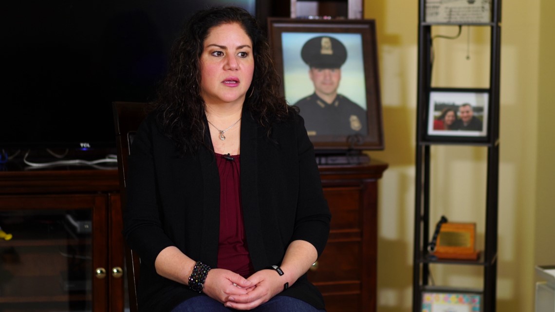 Sandra Garza talks about family's goodbye to Brian Sicknick | wusa9.com