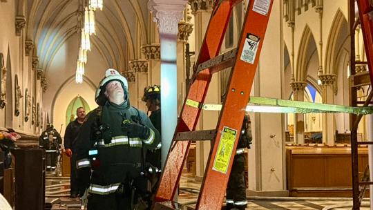 Electrical fire damages historic church in DC | wusa9.com
