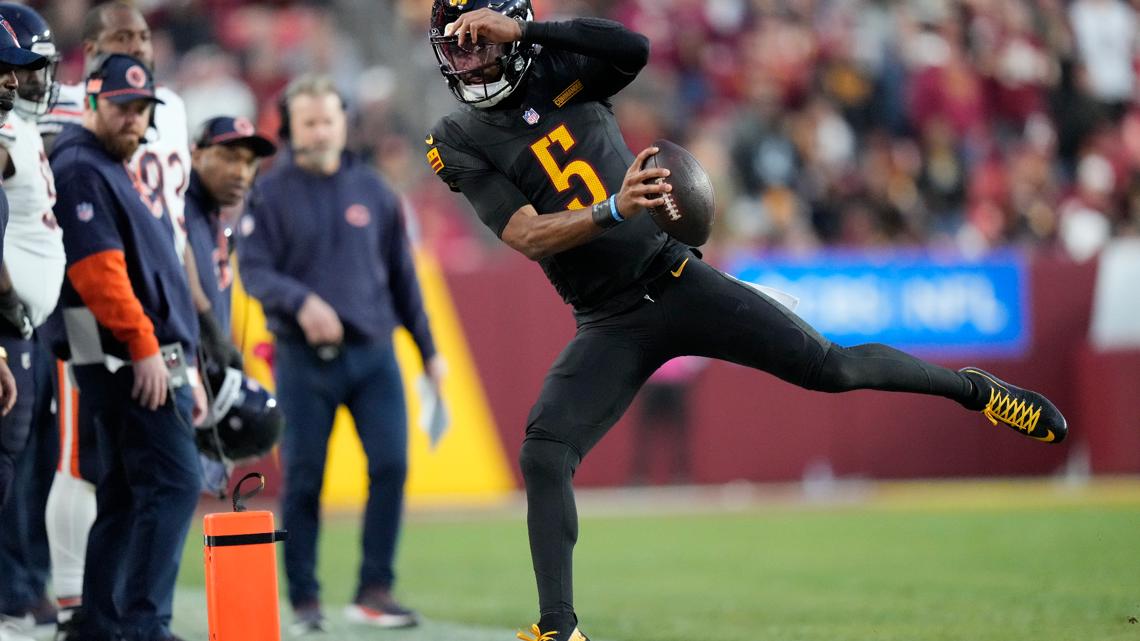 Commanders Hail Mary pass secures win against Bears | wusa9.com