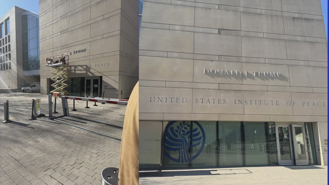 White House renames US Institute of Peace after Donald Trump | wusa9.com