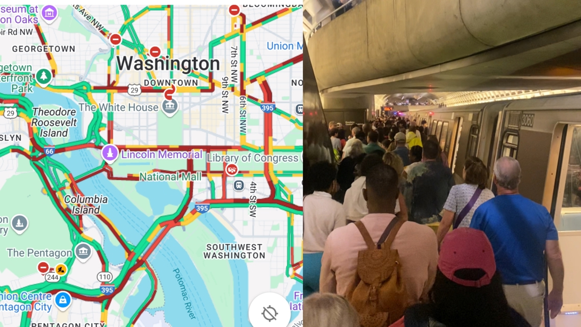DC Traffic alert: Tidal Basin traffic and metro impacts due to Cherry ...