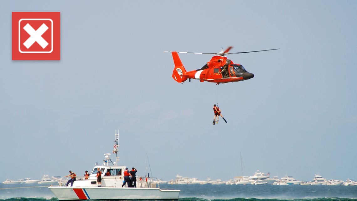 People saved by Coast Guard do not have to pay the rescue costs | wusa9.com