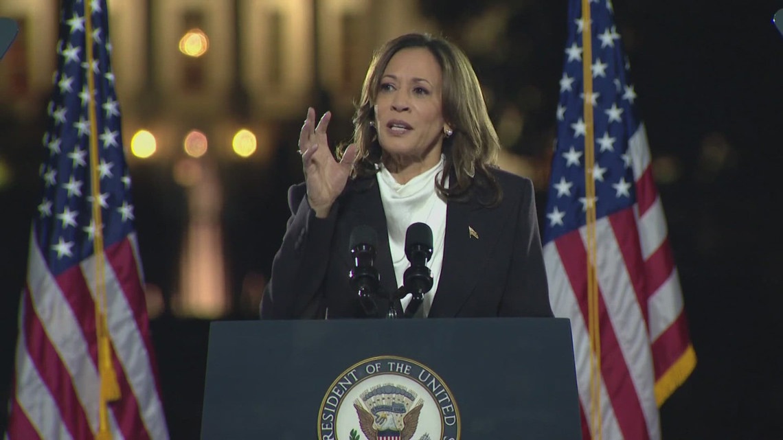 Kamala Harris speech on national mall draws thousands | wusa9.com