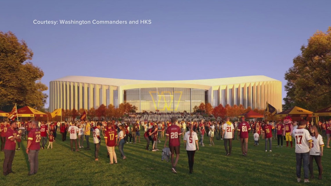 New renderings of future Commanders stadium | wusa9.com