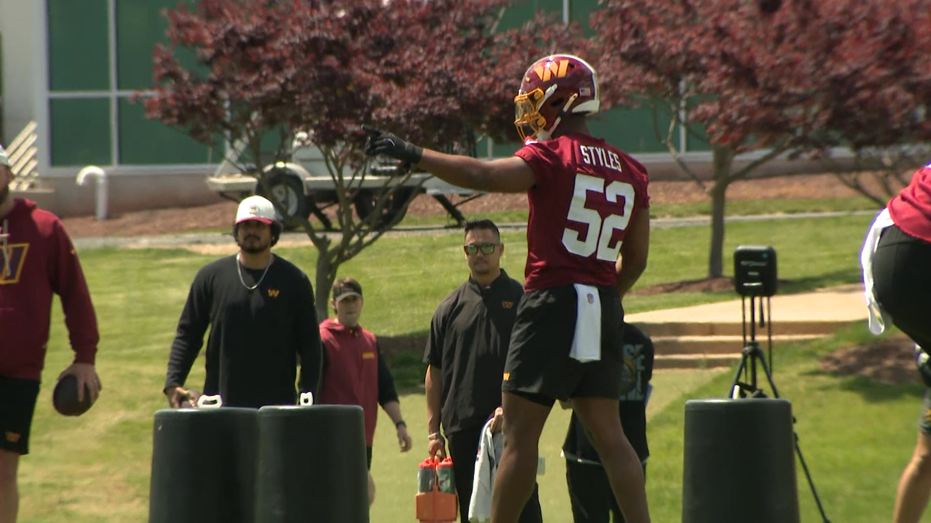 Commanders draft picks take the field for rookie minicamp | wusa9.com