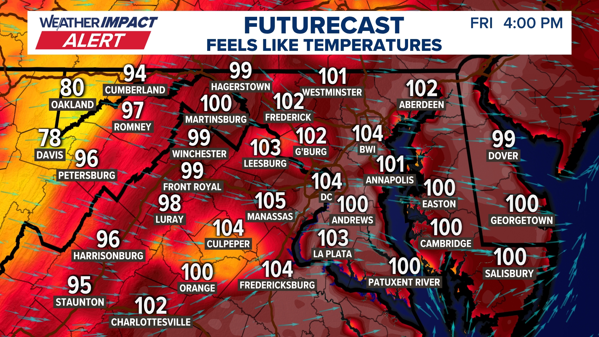 Weather Impact Alert: Daily storms & oppressive heat | wusa9.com