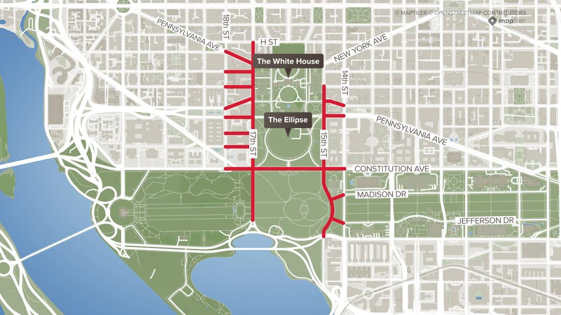 Road closures in DC during Vice President Kamala Harris rally | wusa9.com