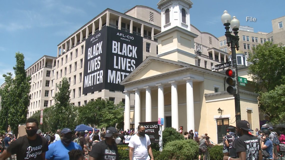 Church says it didn't ask for removal of protesters in BLM Plaza ...