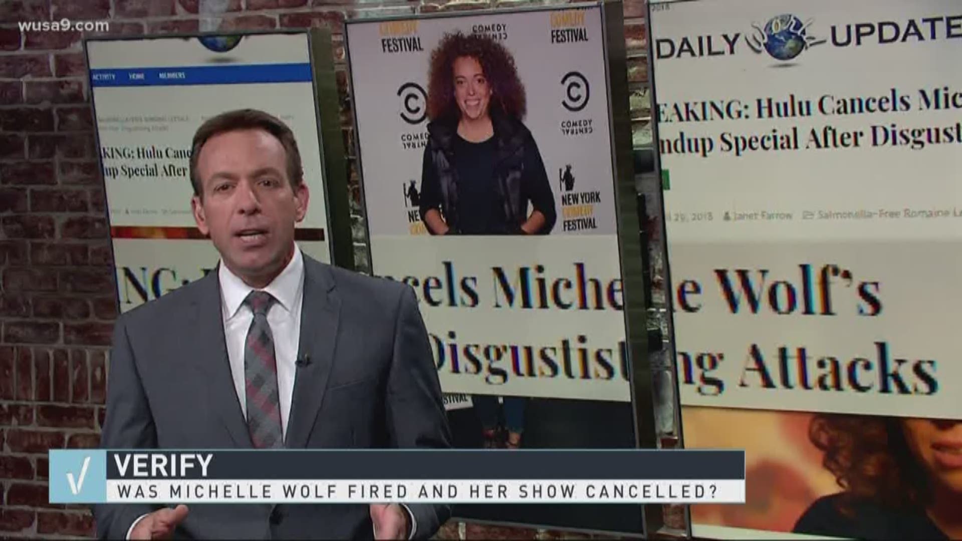 Verify: Was Michelle Wolf fired and her upcoming show canceled? | wusa9.com