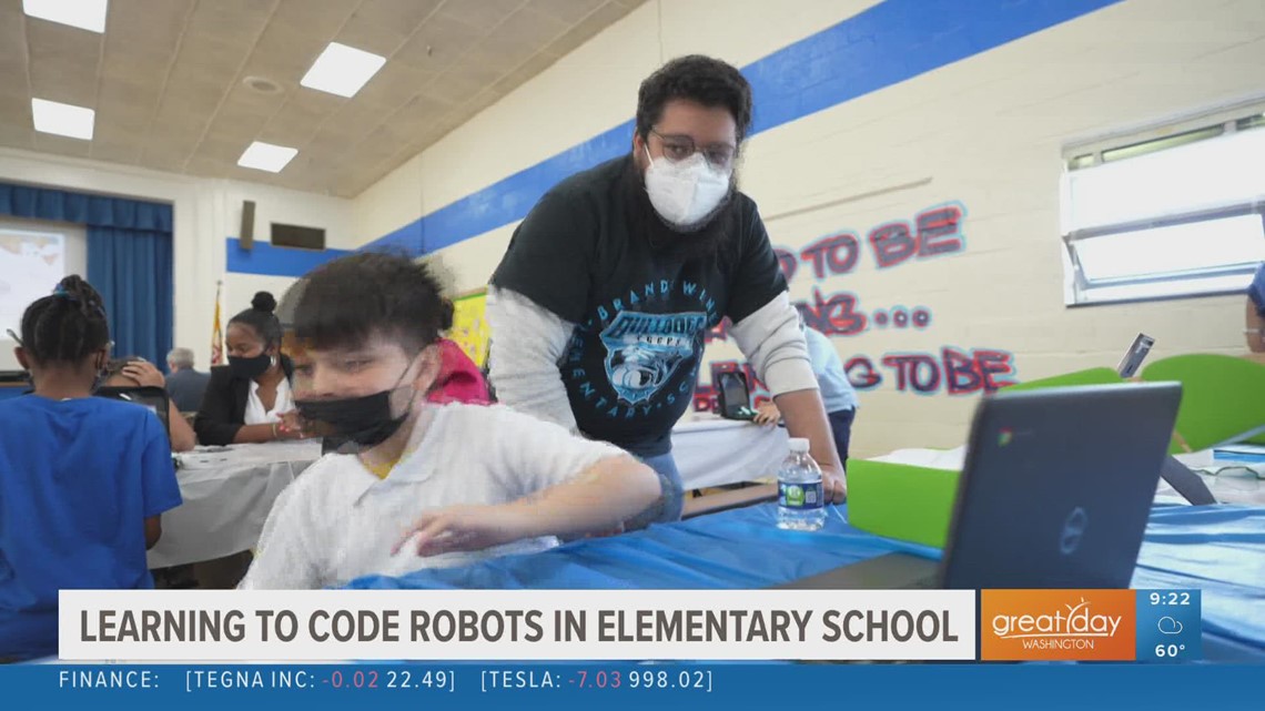 Brandywine Elementary school in DC has kids learning to code robots ...