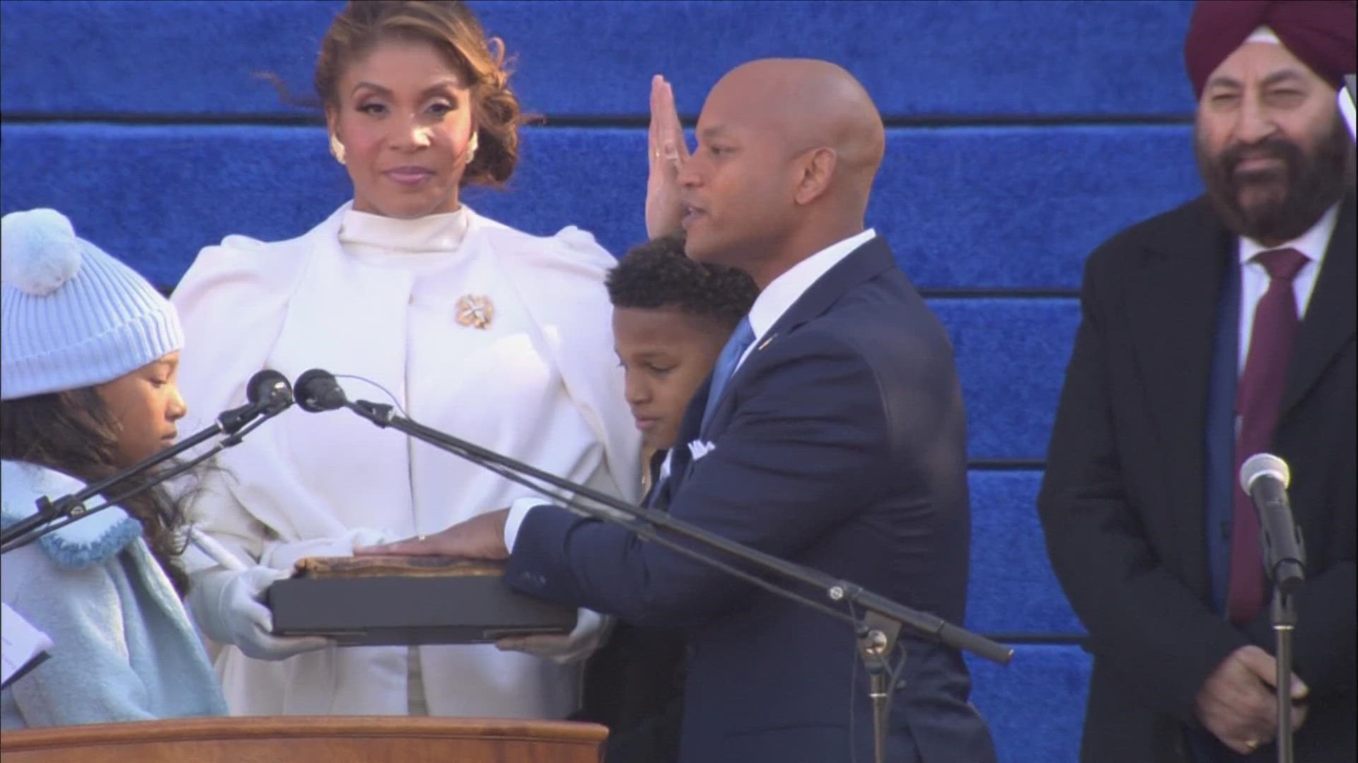 Wes Moore sworn in as Maryland's first Black governor | wusa9.com