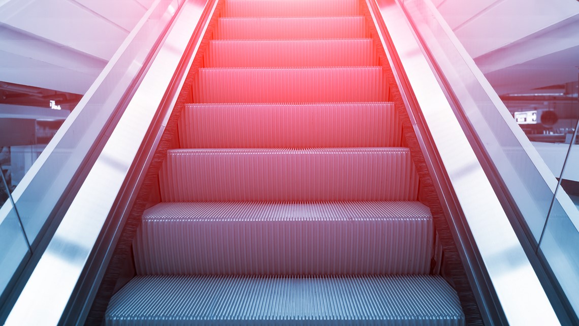Police search for man who filmed up woman's skirt on escalator | wusa9.com
