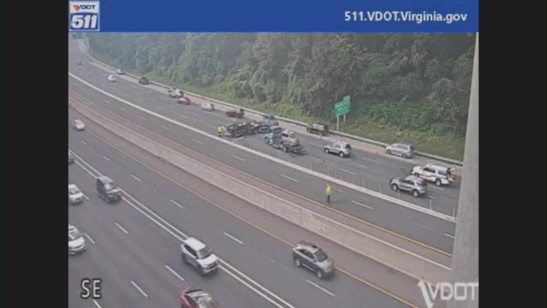 Deadly crash blocking I-495 in Fairfax County | wusa9.com