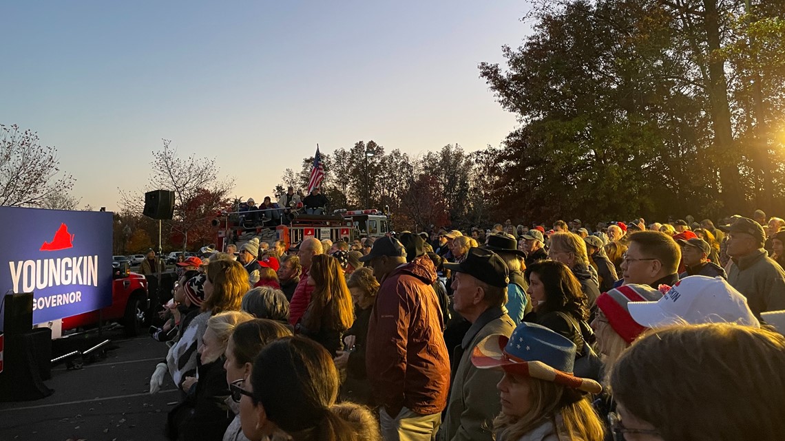 Youngkin holds rally for supporters to express gratitude | wusa9.com