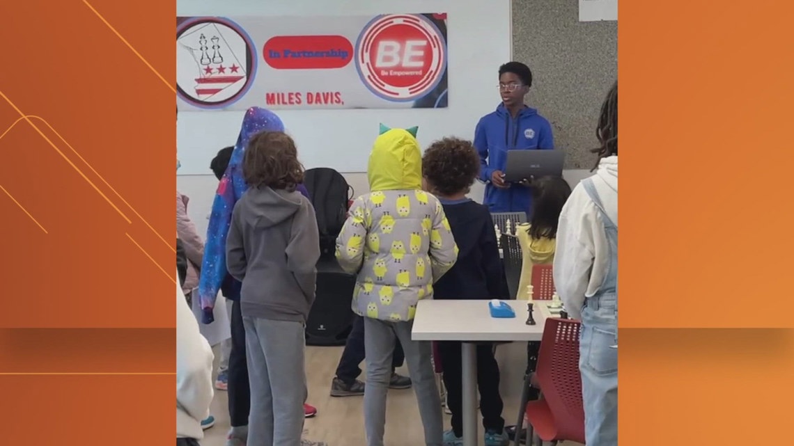 Teenage CEO hosts local chess tournament, community event | wusa9.com