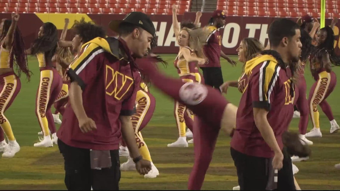 Command Force dance team brings unique energy to FedEx Field | wusa9.com