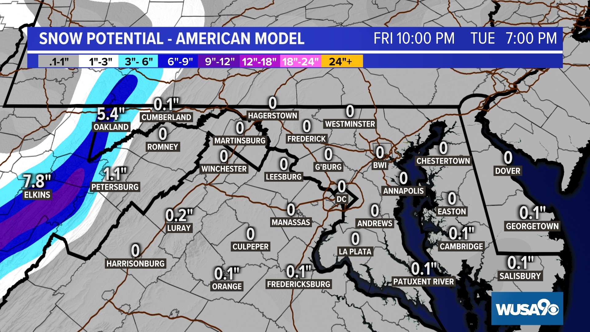 Tracking heavy rains and gusty winds Sunday and Monday | wusa9.com