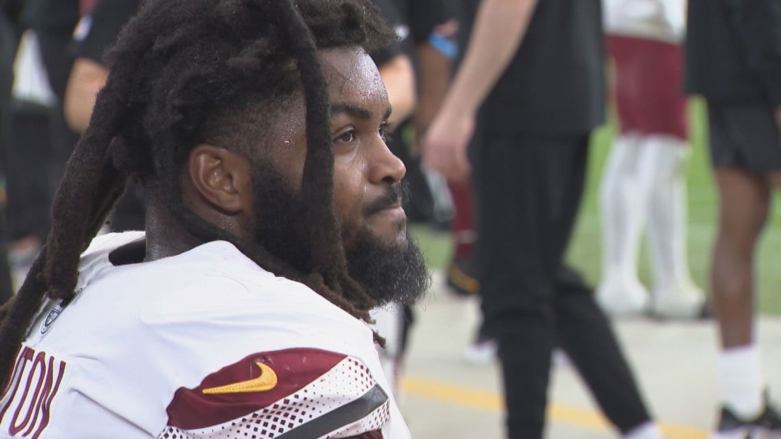 Johnny Newton takes on bigger Commanders role after injuries | wusa9.com