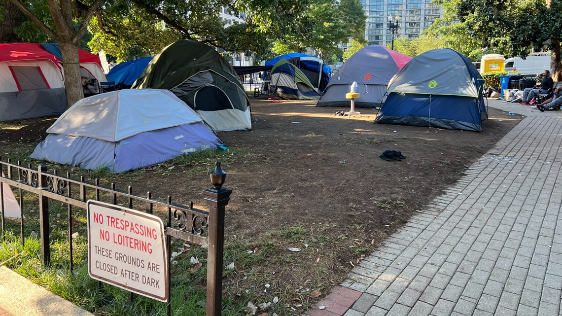 National Park Service clears homeless encampment in NW DC | wusa9.com