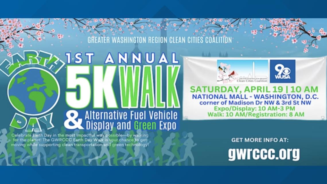 Join the Earth Day 5K walk in Washington, D.C. on April 19 | wusa9.com