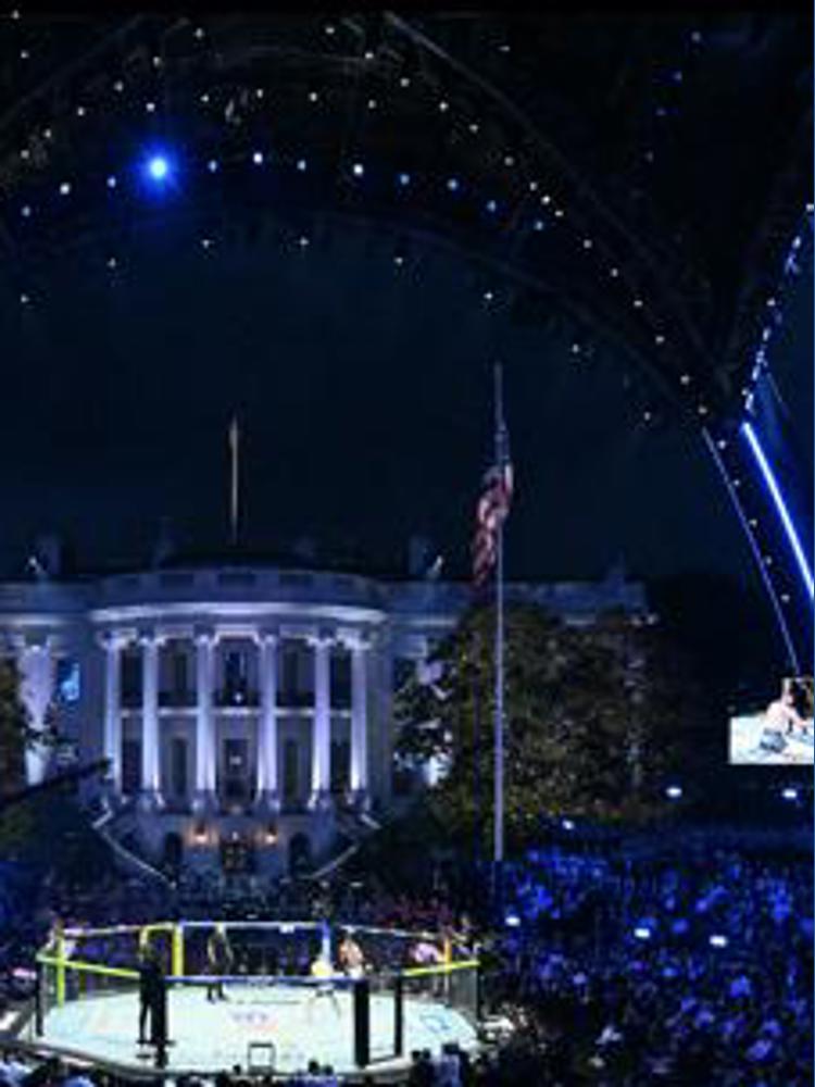 UFC fans head to DC for historic White House UFC event, celebrating ...