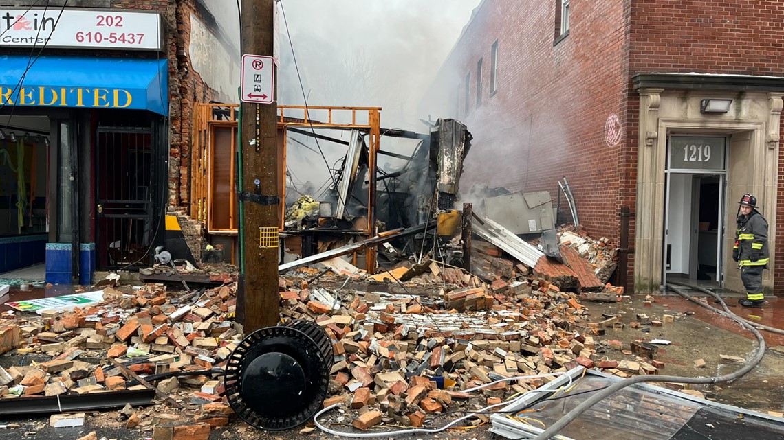 Gas explosion destroys DC store | wusa9.com