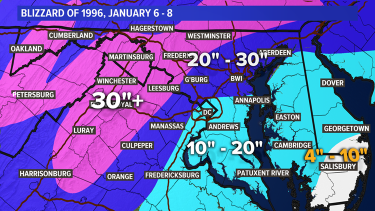 24 years ago: The Blizzard of '96 struck DC | wusa9.com