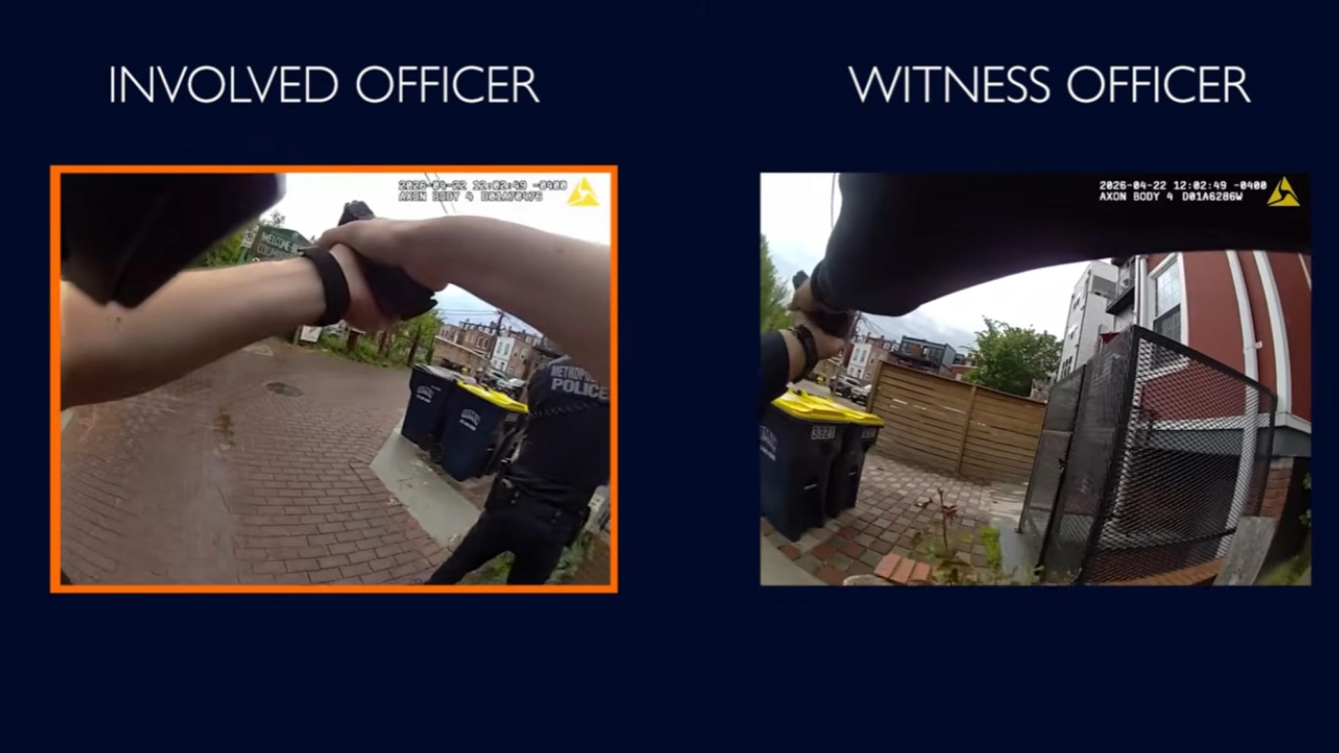 Body camera footage shows man in body armor arrested after firing at DC ...