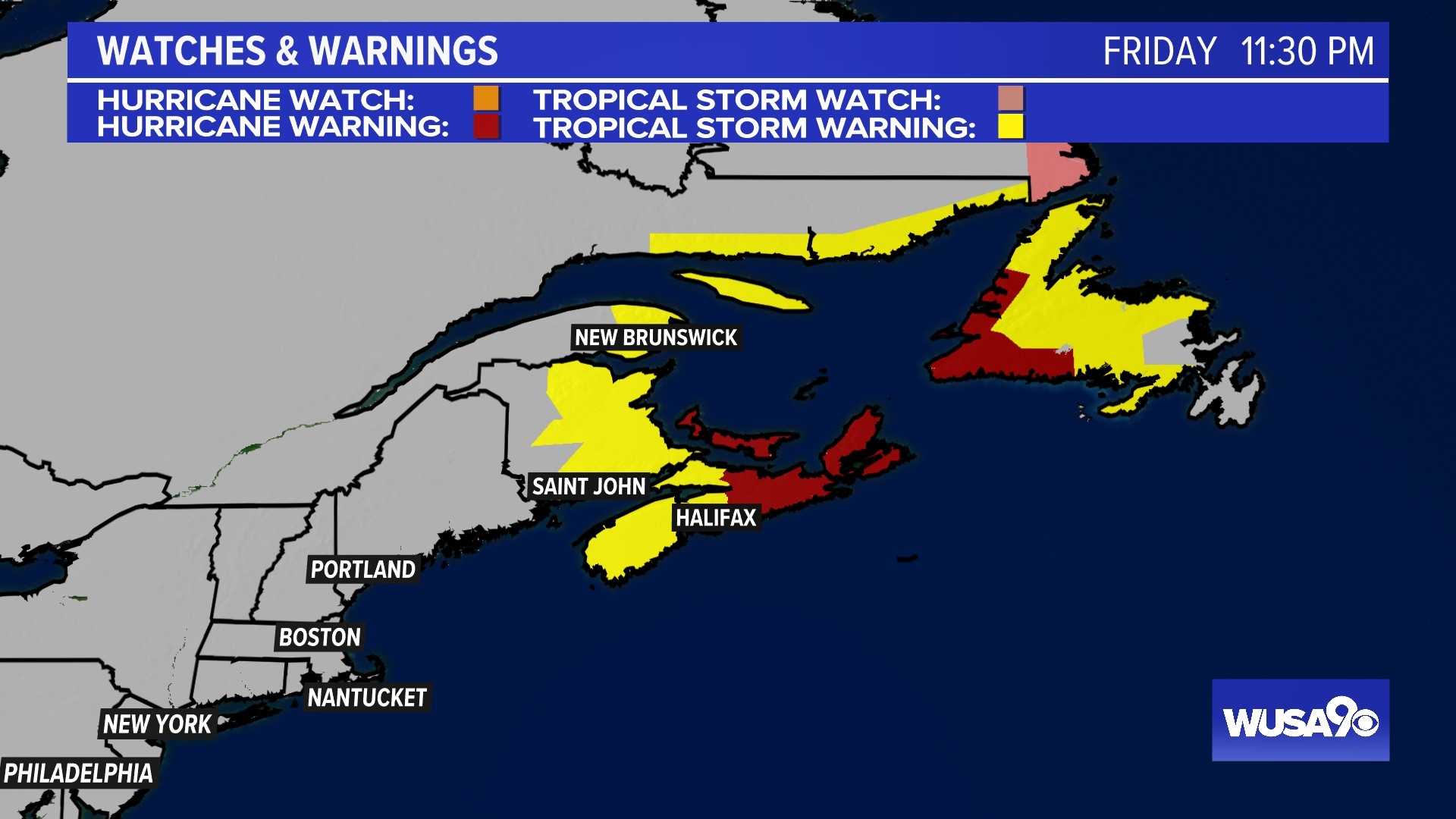 Hurricane Fiona storm track through warm Atlantic waters | wusa9.com