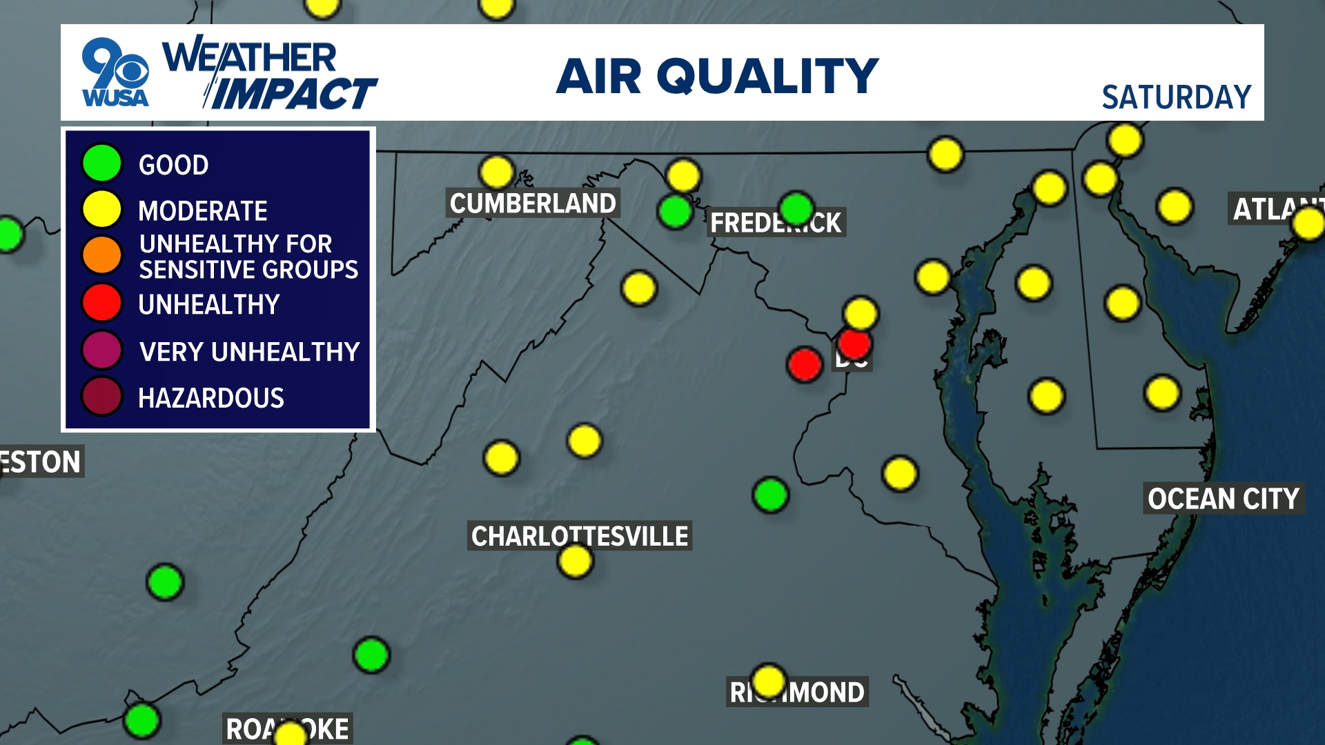 Fireworks haze covers DC, air quality hits code red | wusa9.com