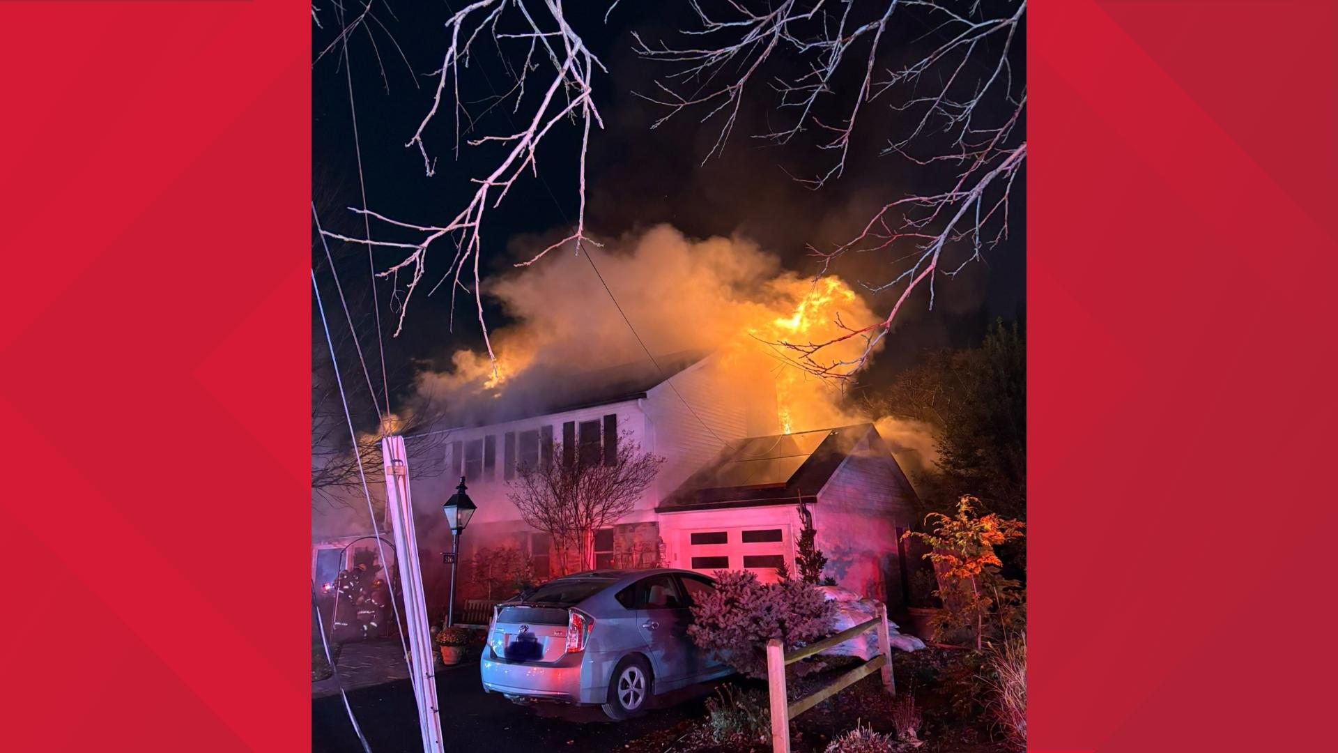 60 firefighters respond to house fire in Montgomery County | wusa9.com