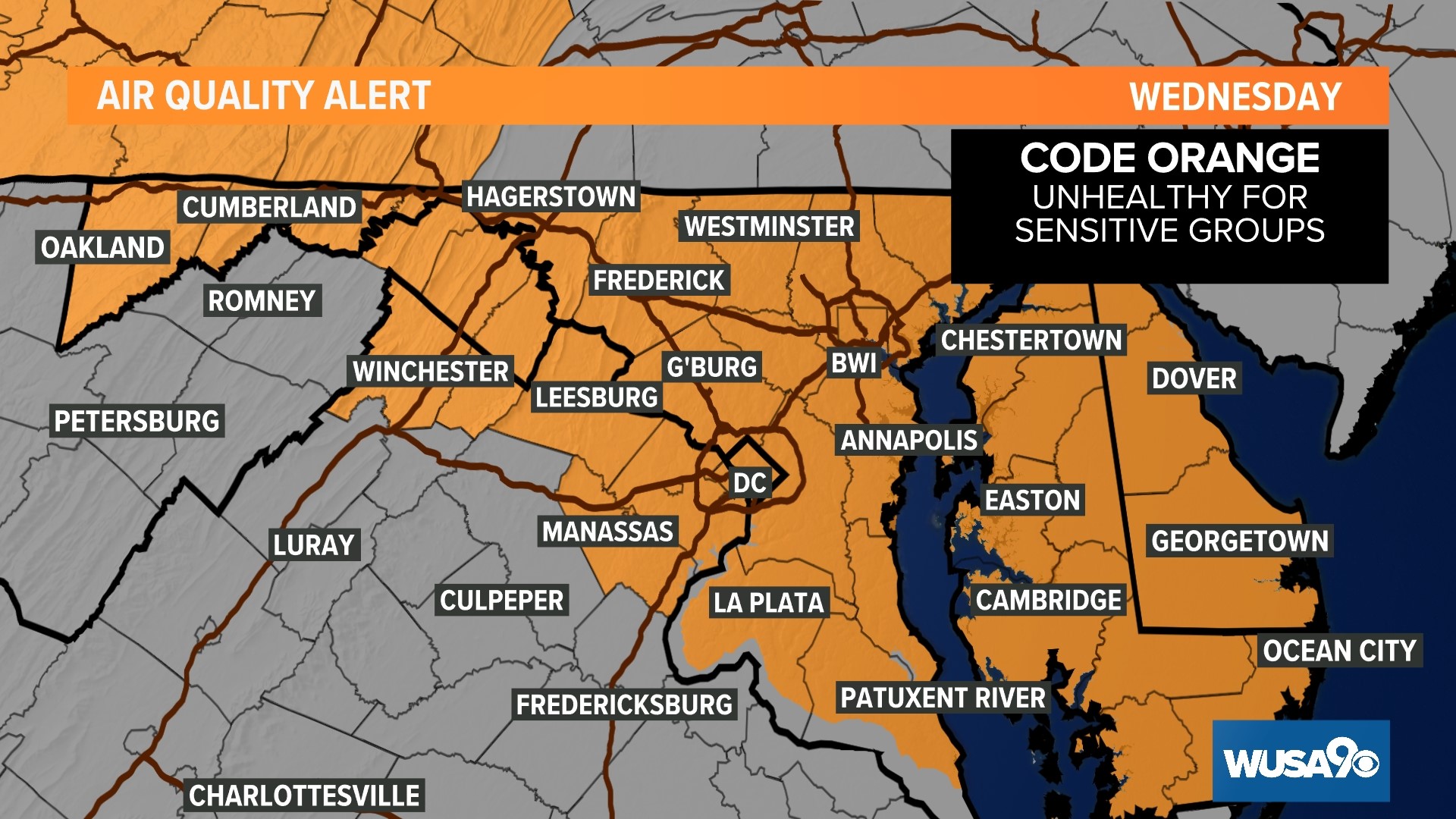DC air quality: Canadian wildfires bring hazy skies | wusa9.com