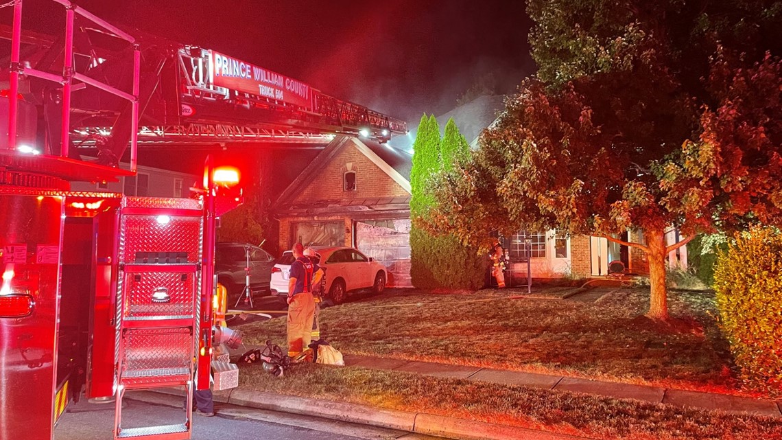Bristow, Virginia fire burns through house; firefighters injured ...