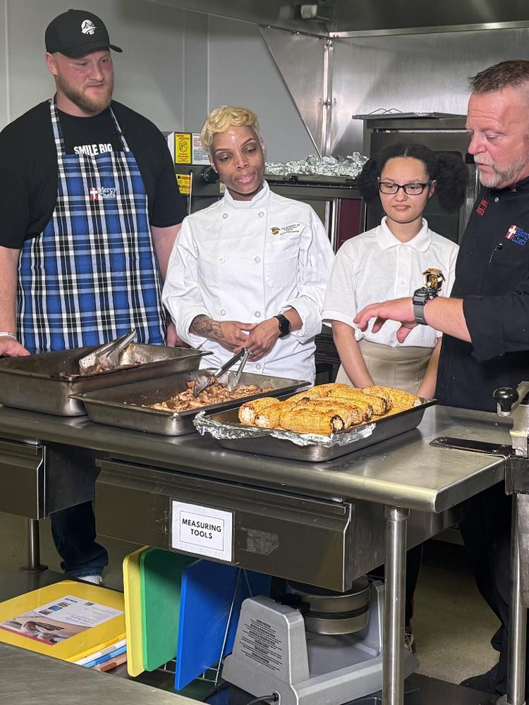 Commanders center Tyler Biadasz hosts cooking class with Mercy Chefs ...