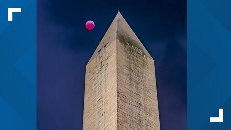 Washington DC sees spectacular lunar eclipse | wusa9.com