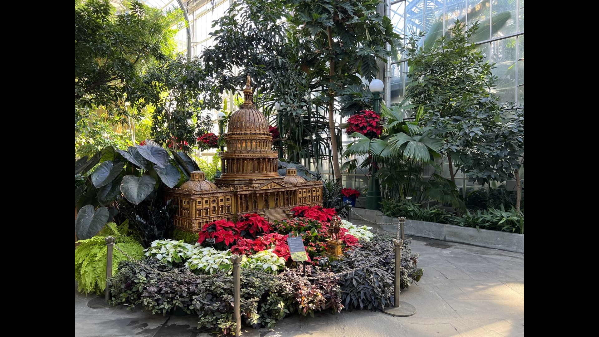The U.S. Botanic Garden is already in the holiday spirit | wusa9.com