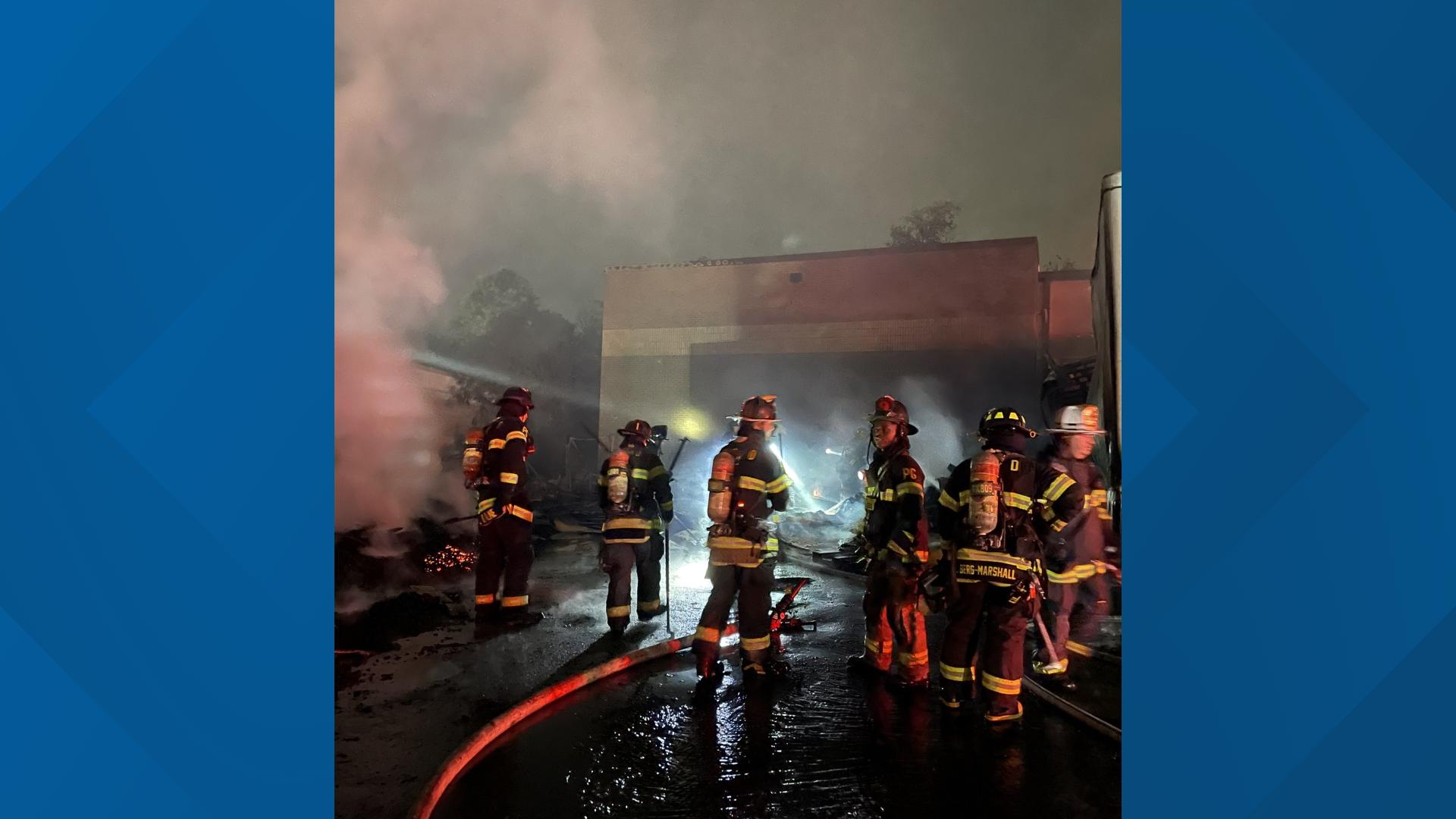 Large fire and explosion reported in Bladensburg | wusa9.com