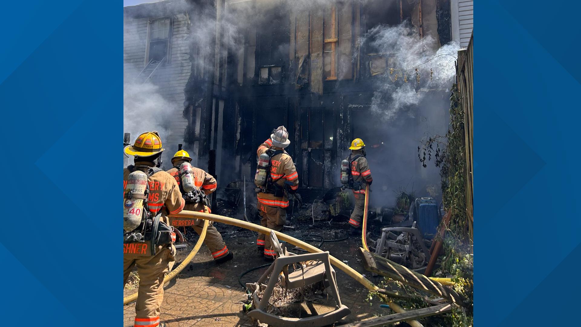 Silver Spring house fire displaces 10, injures 1 | wusa9.com