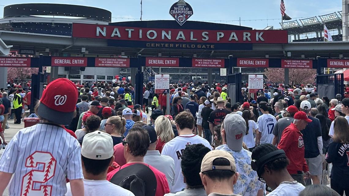 Nationals fans show up in numbers for this year's home opener | wusa9.com