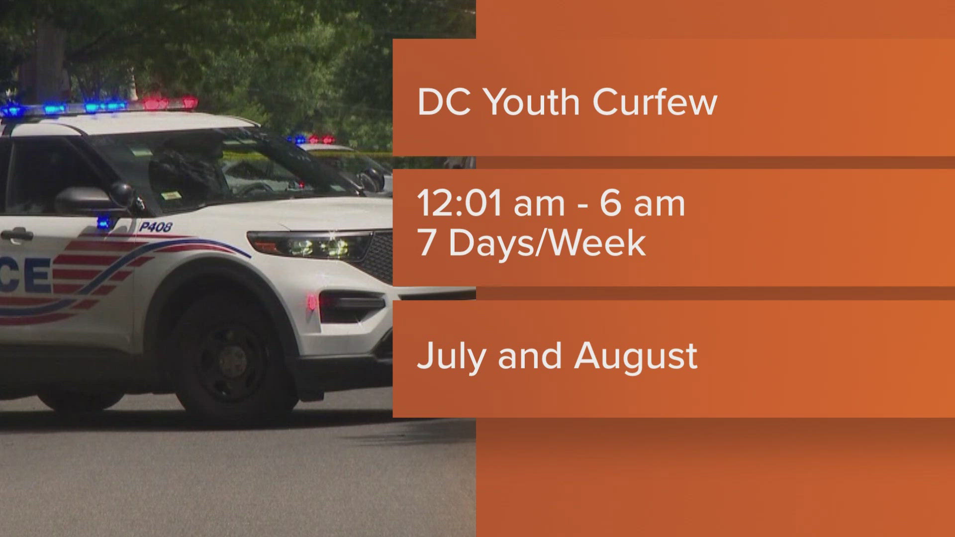 Summer Youth Curfew Takes Effect In Dc