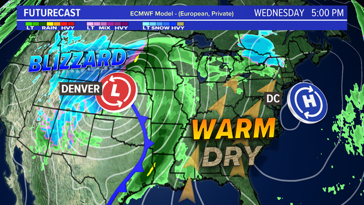"Bomb Cyclone" hits Denver, what it means for DC | wusa9.com