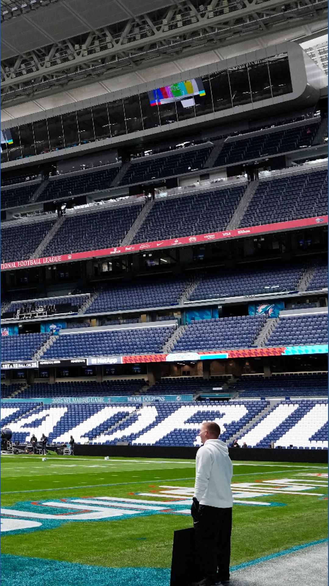 Atmosphere at Santiago Bernabeu Stadium looking a lot different ahead ...