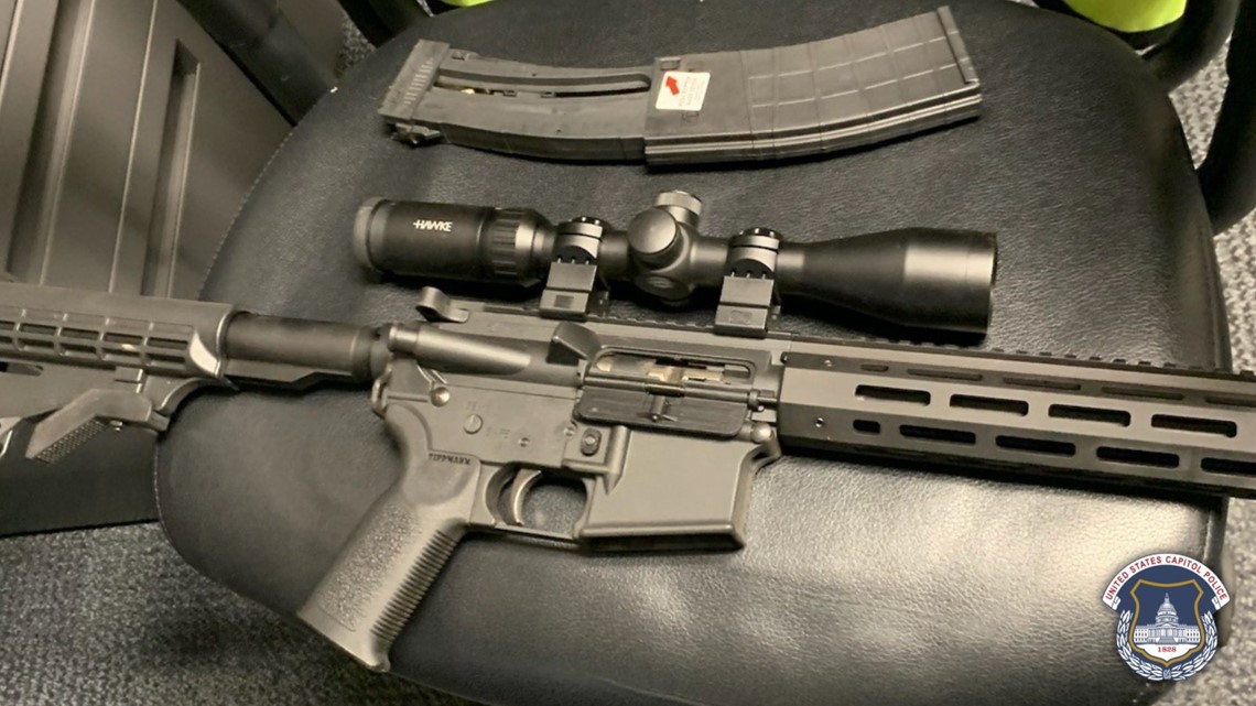 USCP: Assault rifle stopped from getting to Capitol Hill | wusa9.com