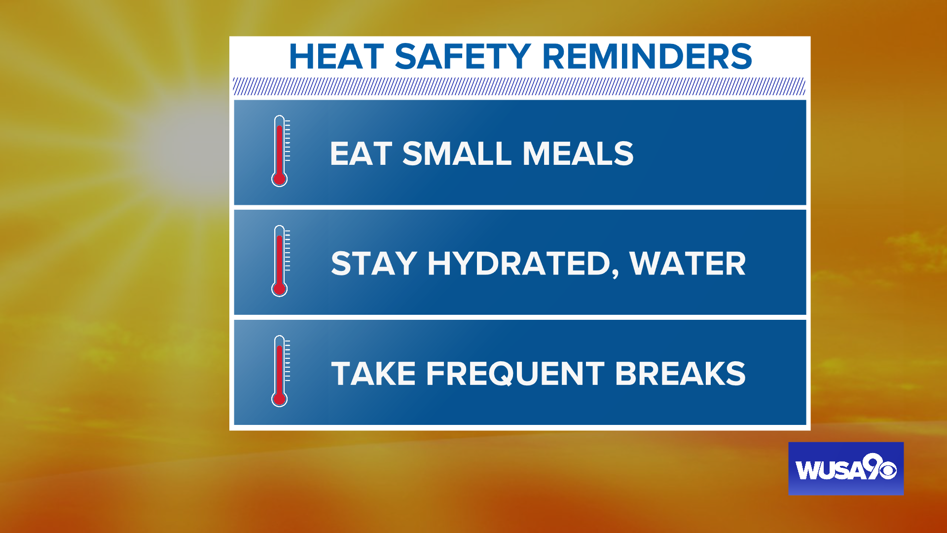 Heat wave on the way this weekend in the DMV | wusa9.com