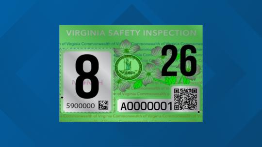 Virginia State Police unveils safety inspection stickers with QR code ...