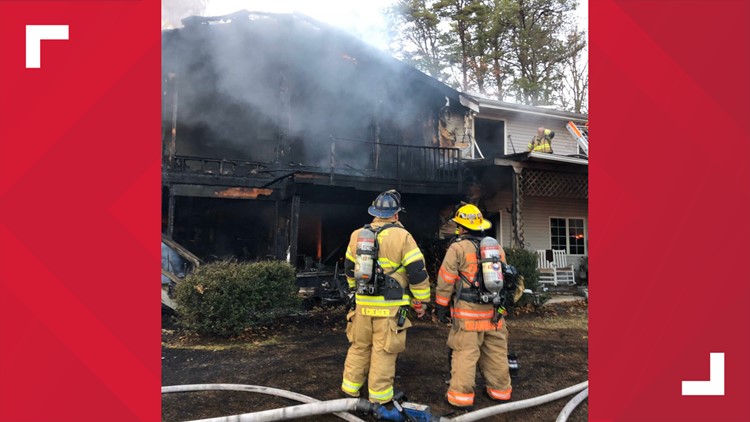 Multi-level house fire breaks out in Frederick, Virginia | wusa9.com