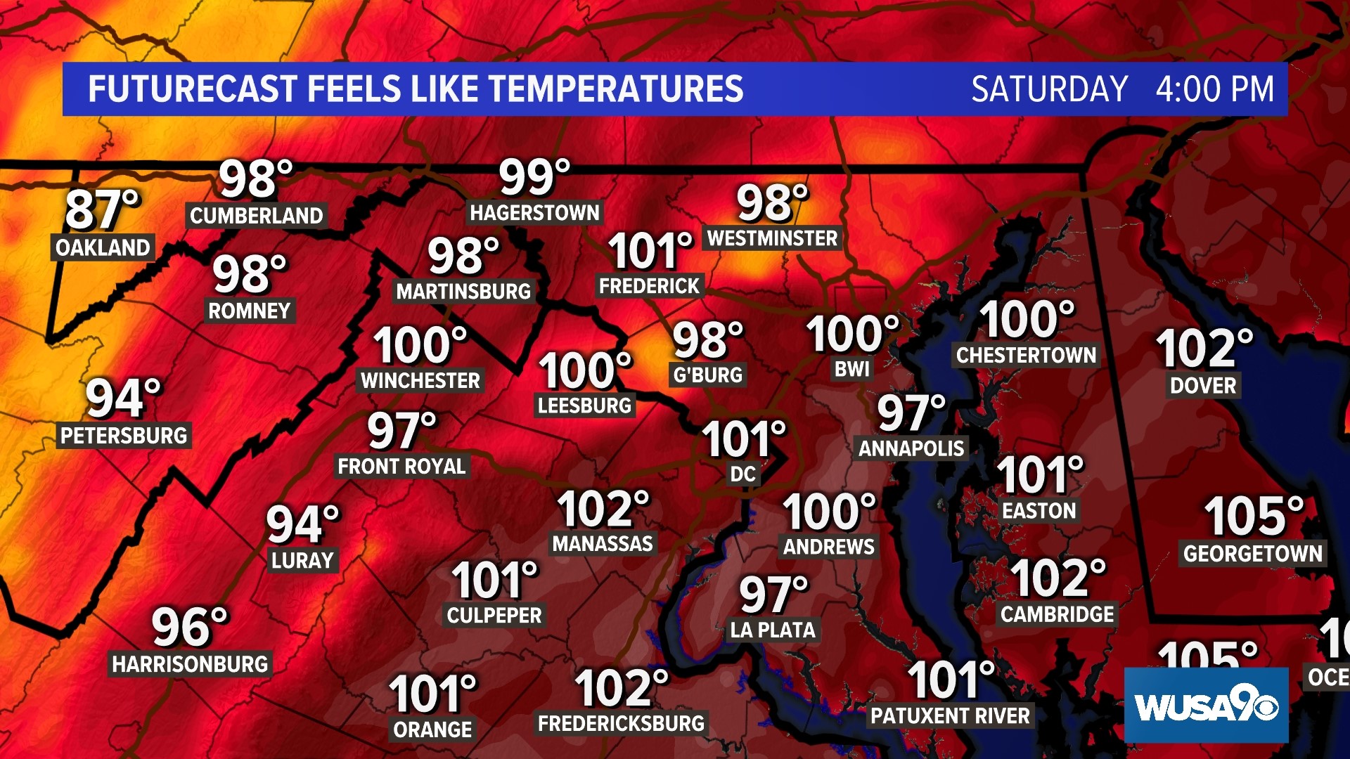 Get ready for the hottest temperatures of the summer (so far!) | wusa9.com